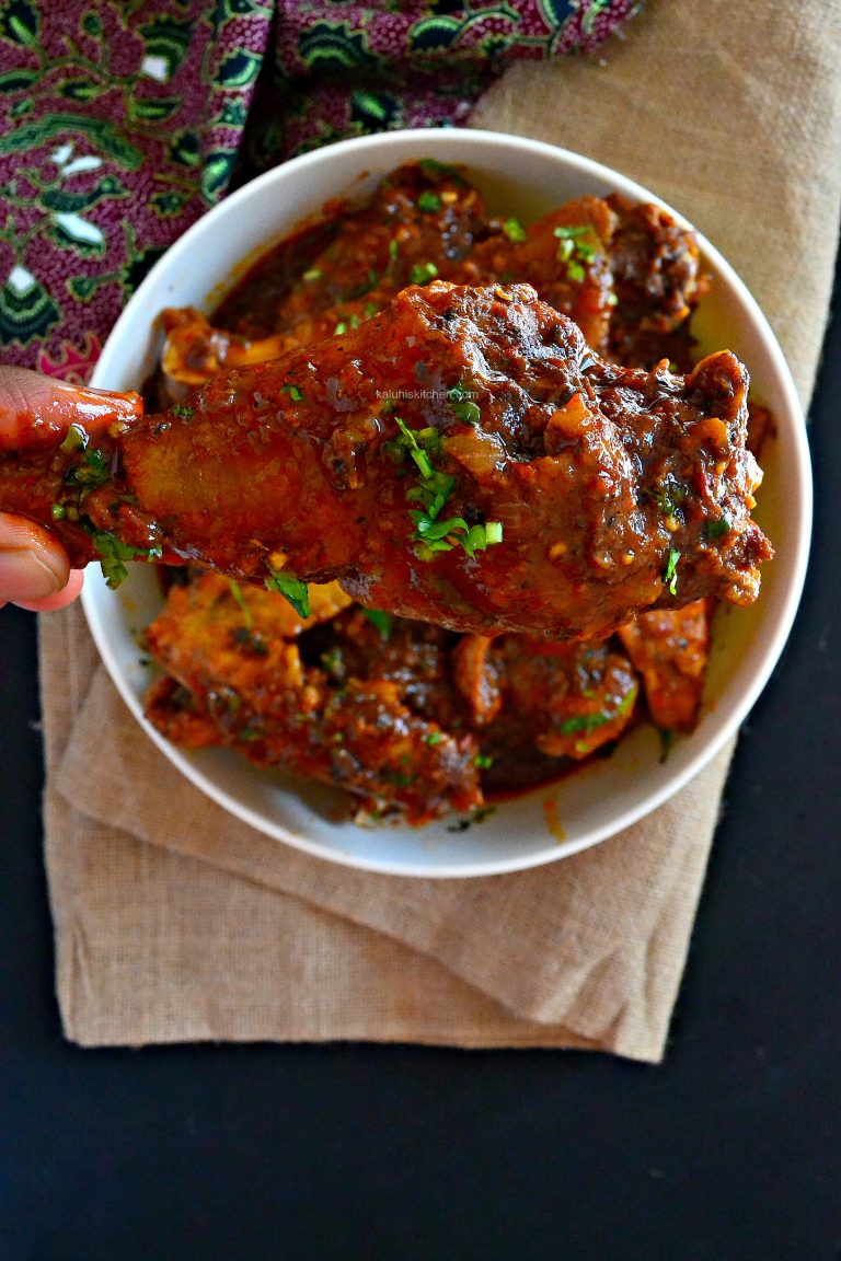 Garlic Kuku Kienyeji With Homemade Spice Blend