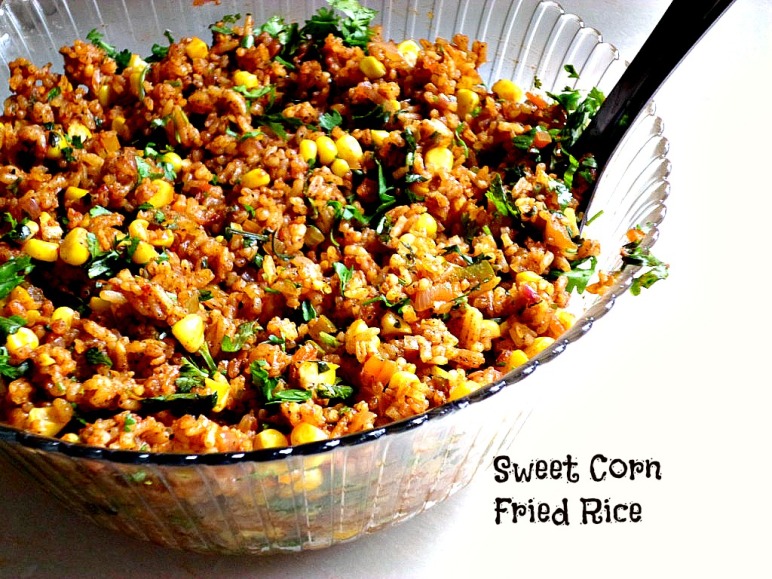 Sweet Corn Fried Rice - Kaluhi's Kitchen