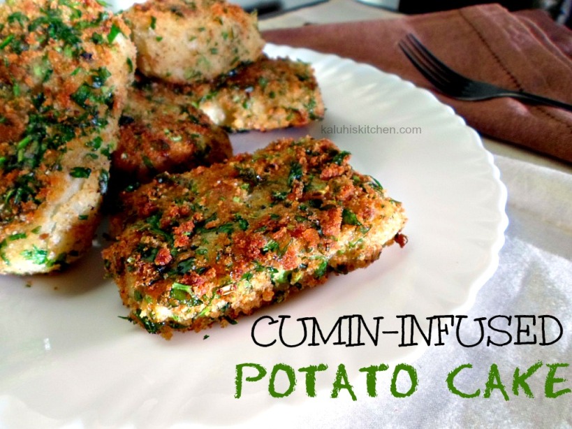 Cumin Infused Potato Cakes