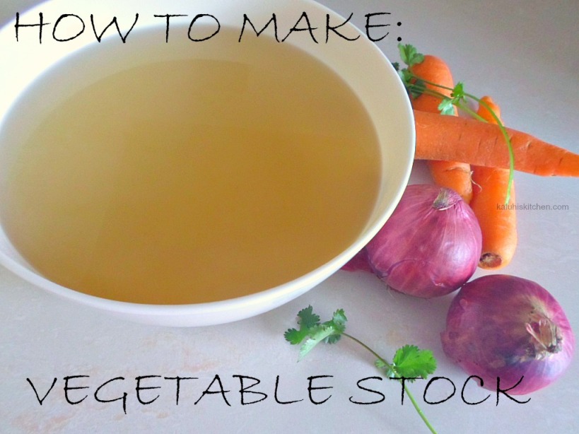 How To Make Vegetable Stock