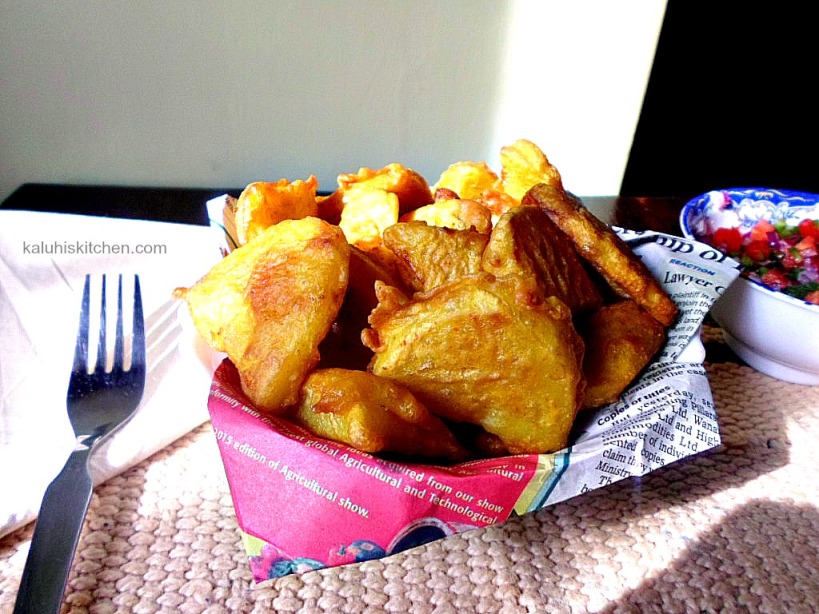 Turmeric and Garlic Viazi Karai