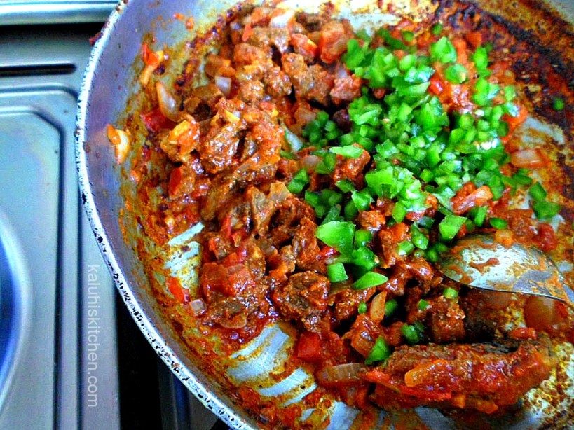 Thyme and Garlic Dry Fry Goat Meat