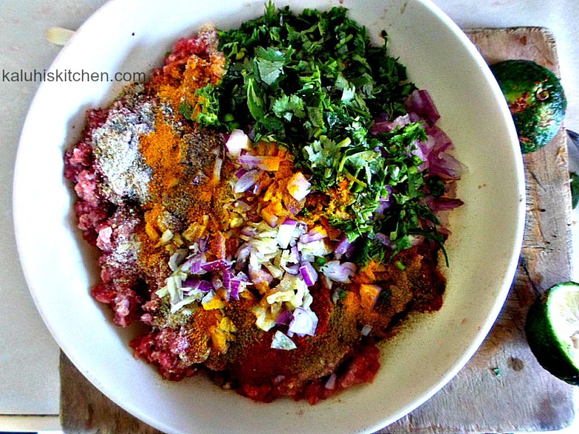 Minced Beef Kebab with Tangy Dip