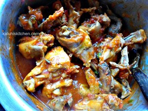 Chicken Stew - Kuku Kienyeji