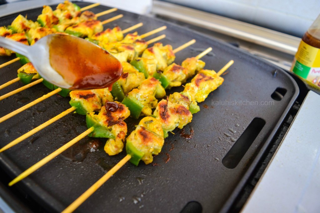 Chicken Mshikaki with Sticky Honey Sauce