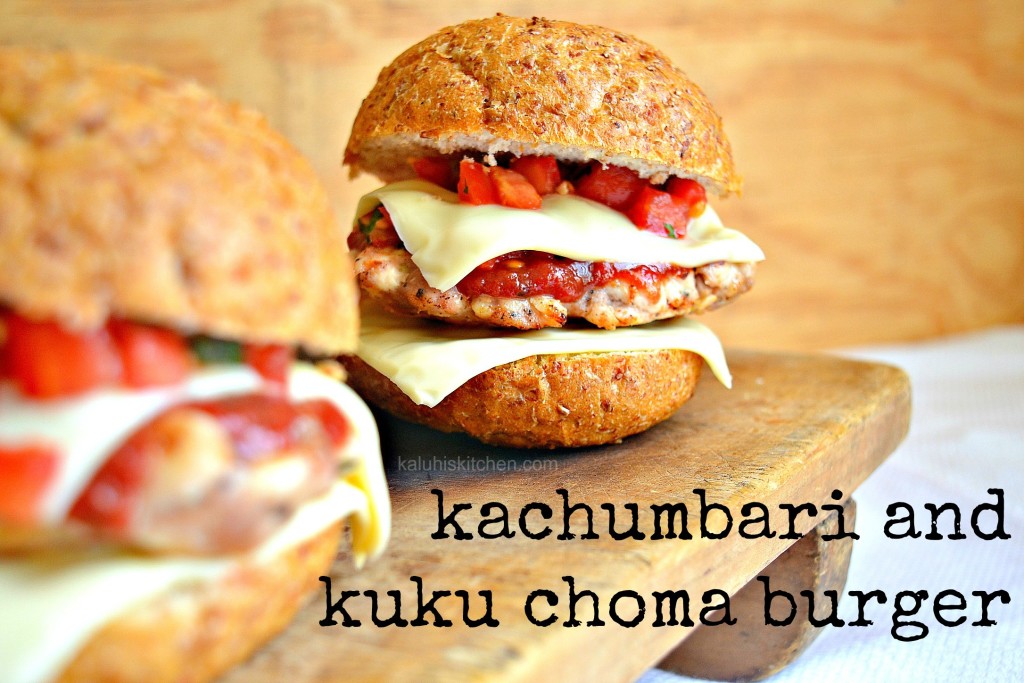 Kachumbari & Kuku Choma Burger
