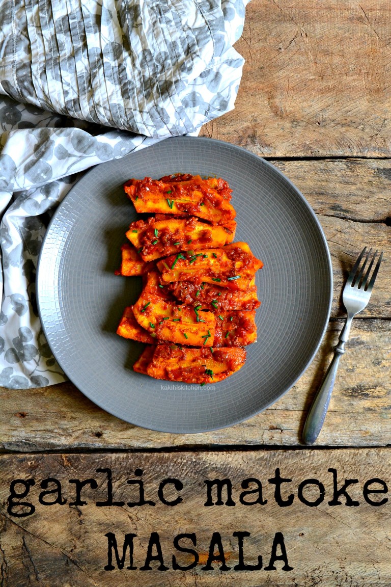 Ginger Matoke Masala