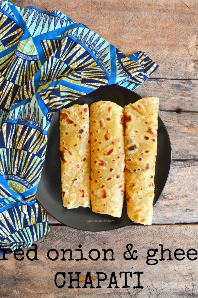 Red Onion and Ghee Chapati
