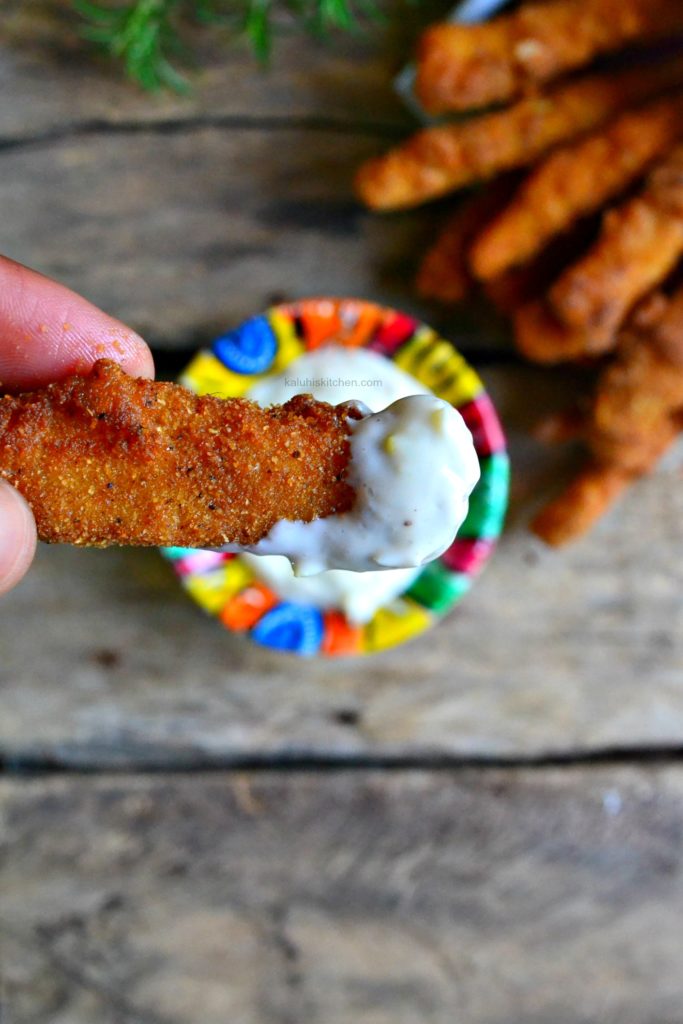 Rosemary and Garlic Tilapia Fish Fingers