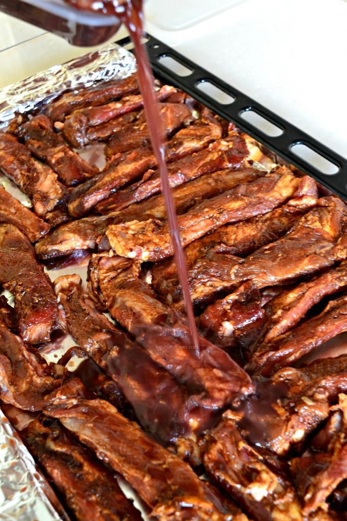 Red Wine Braised Honey Pork Ribs