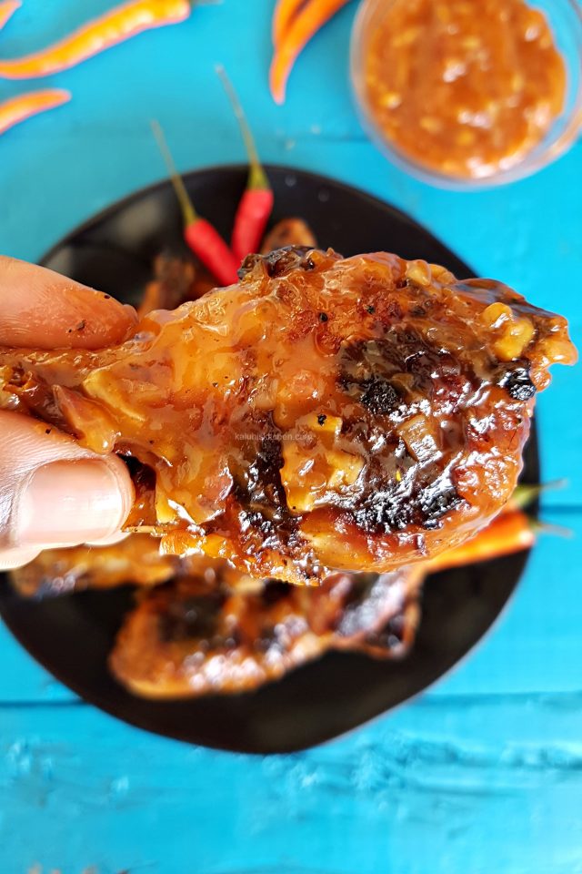 Mala Marinated Kuku Choma with a Mango Habanero BBQ Sauce