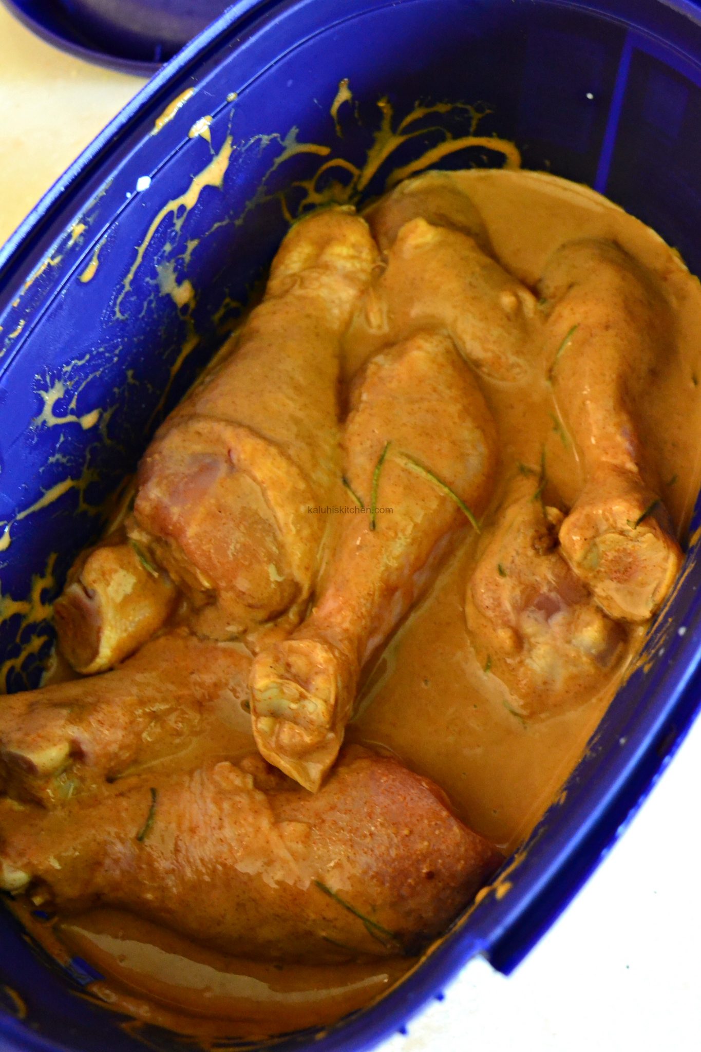 Mala Marinated Kuku Choma with a Mango Habanero BBQ Sauce