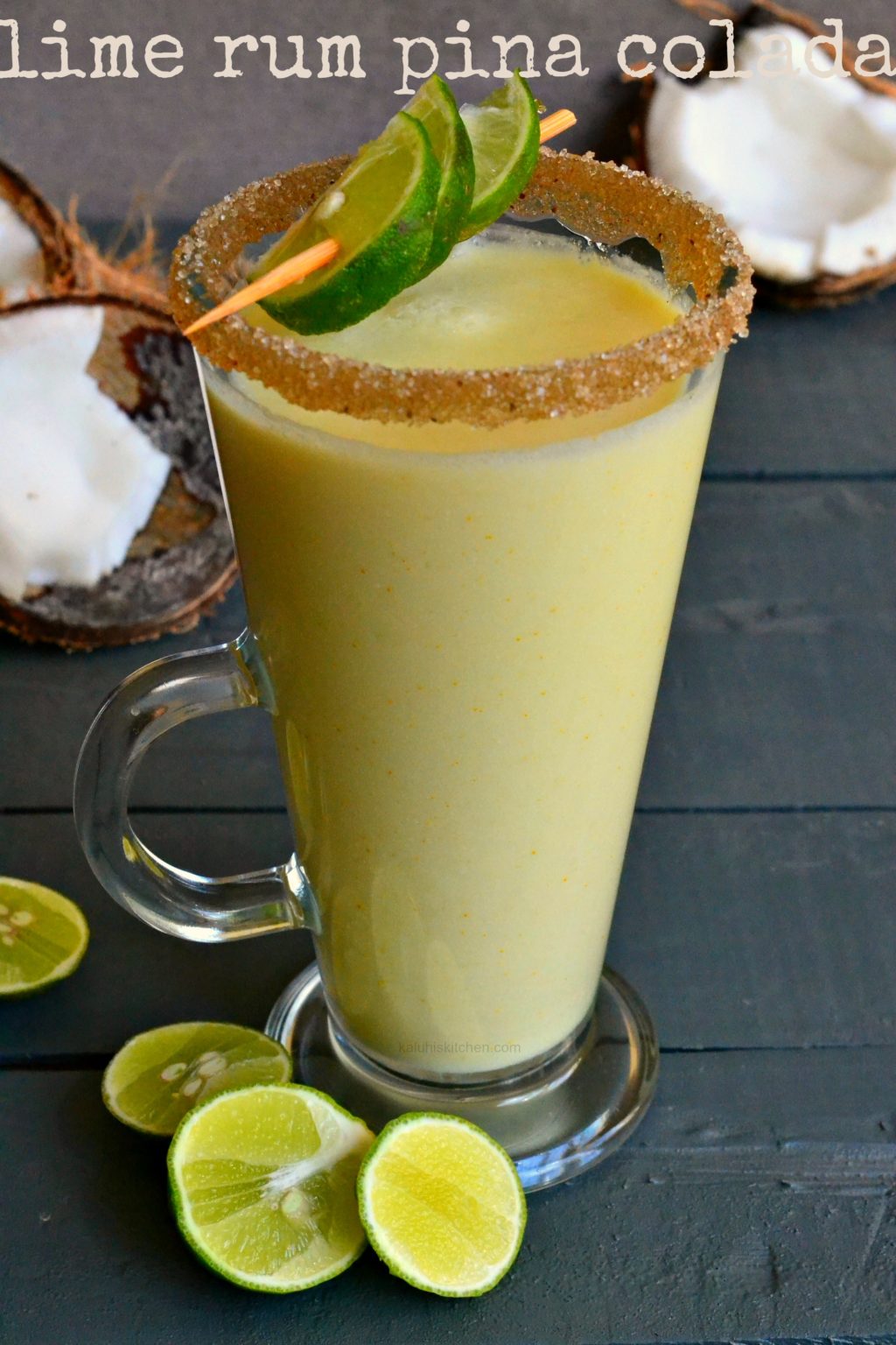 Lime & Rum Pina Colada