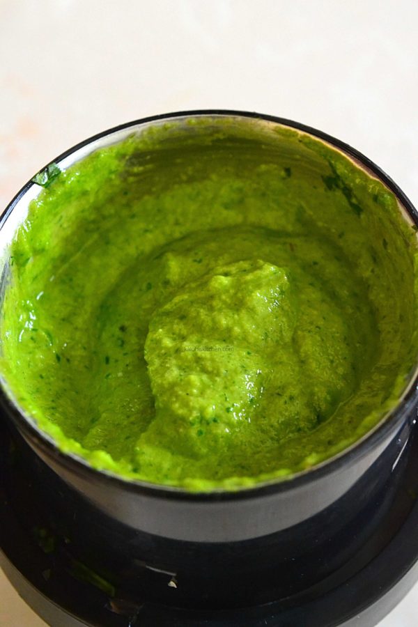 Green Apple Marinated Braised Mbuzi Ribs with Chimichuri