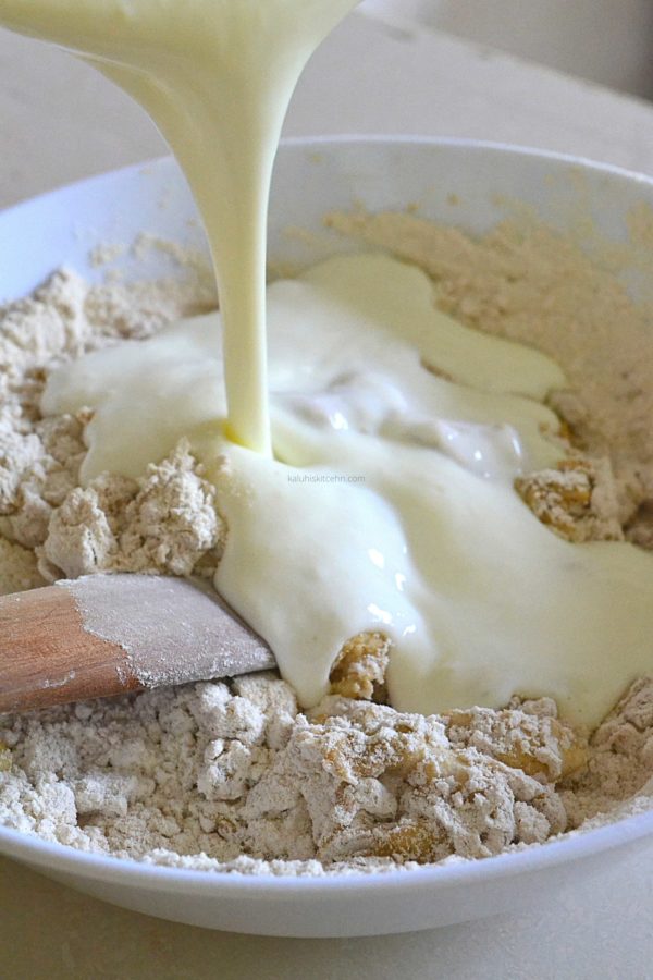 Lemon Blueberry Muhogo Pancakes