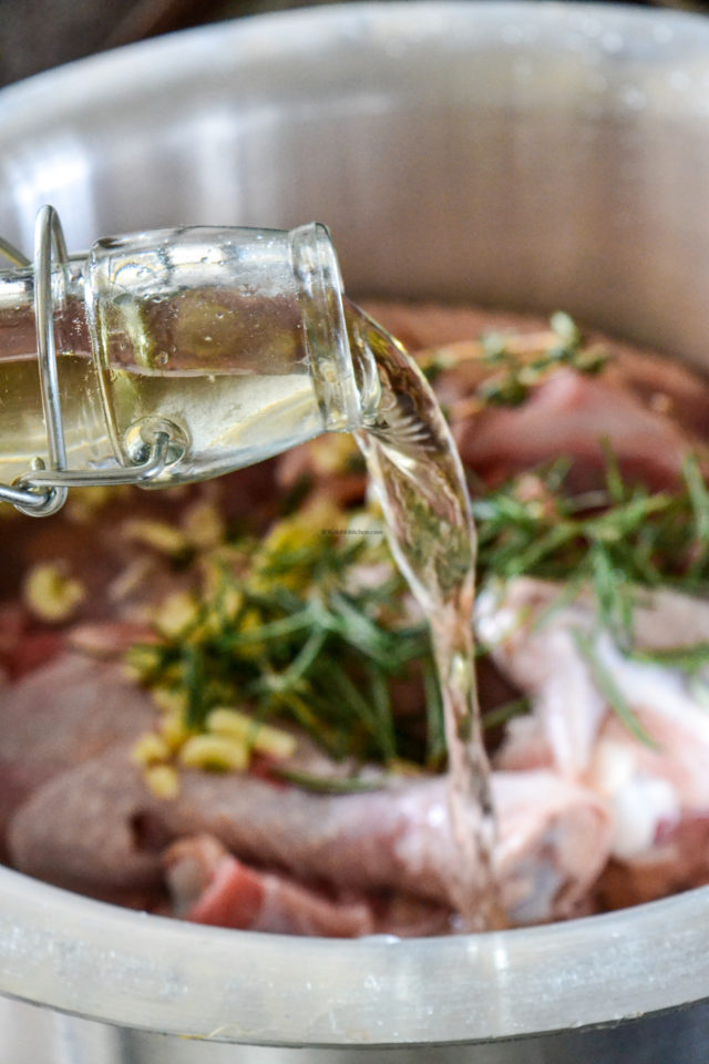 Roasted Garlic and Rosemary Kuku Kinyeji