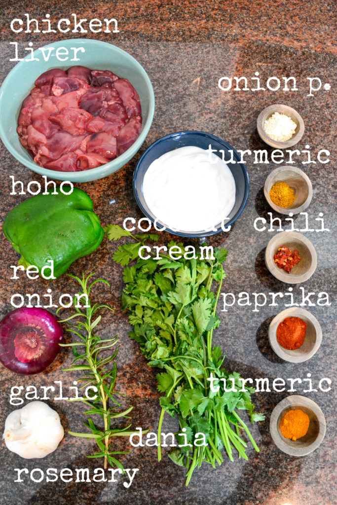 Coconut Cream Rosemary Chicken Liver