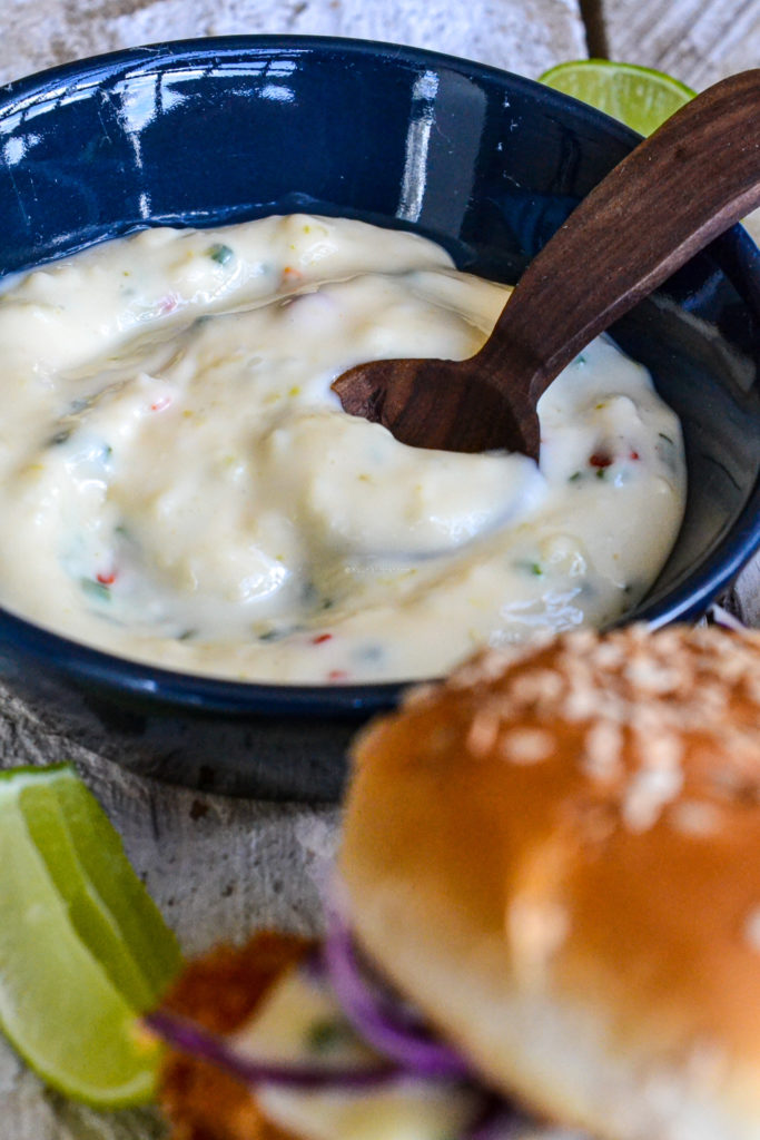 Fish Sandwich with a Honey Lime Aioli – Kaluhi's Kitchen