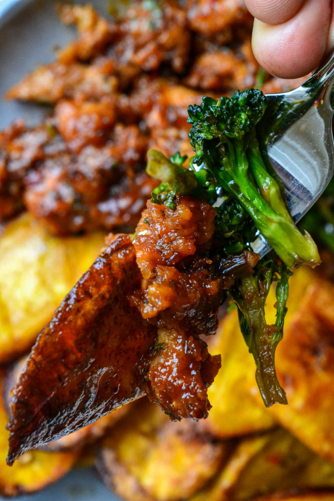Sticky Spicy Orange Chicken Strips