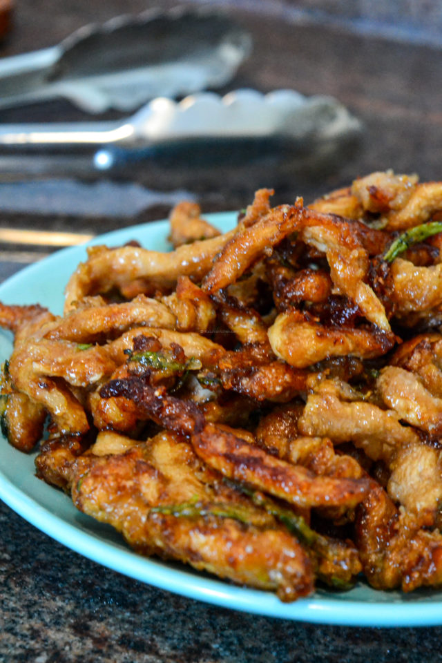 Sticky Spicy Orange Chicken Strips