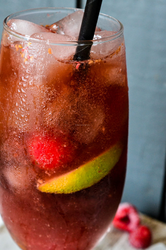 Lime Raspberry Coke-Tail