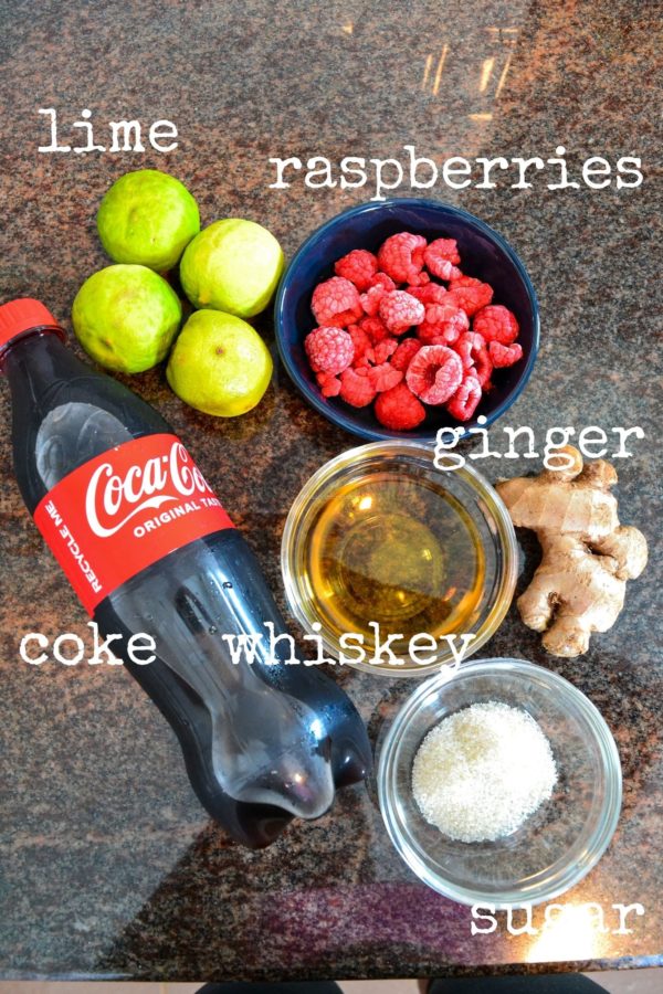 Lime Raspberry Coke-Tail