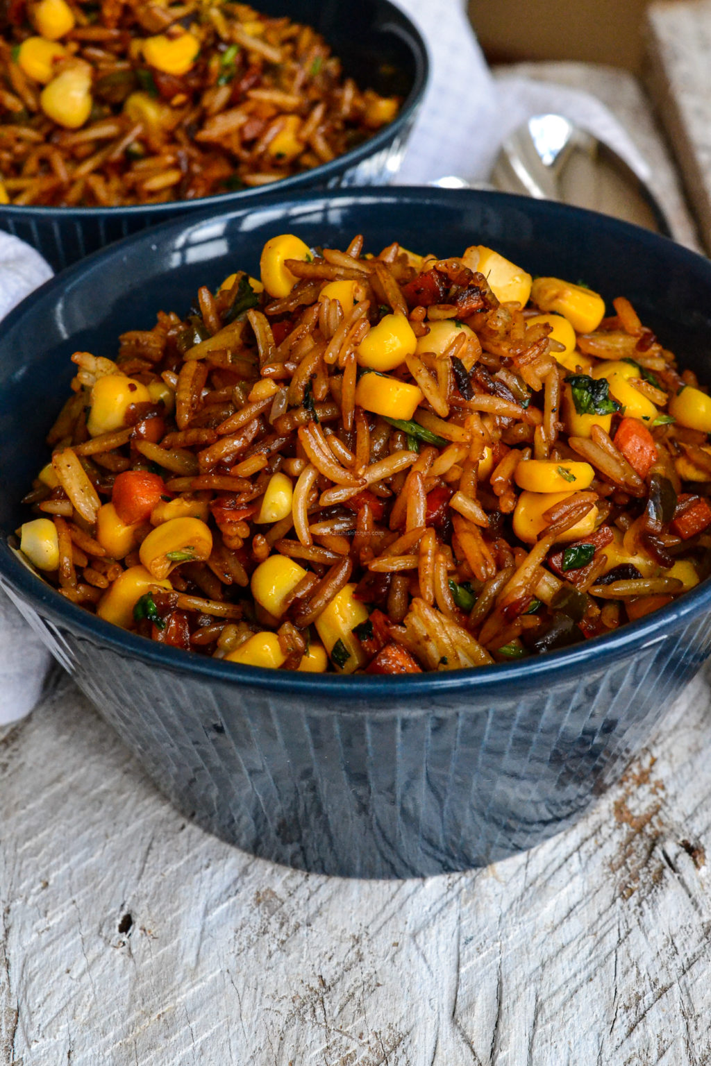 Ginger Sweet Corn Fried Rice