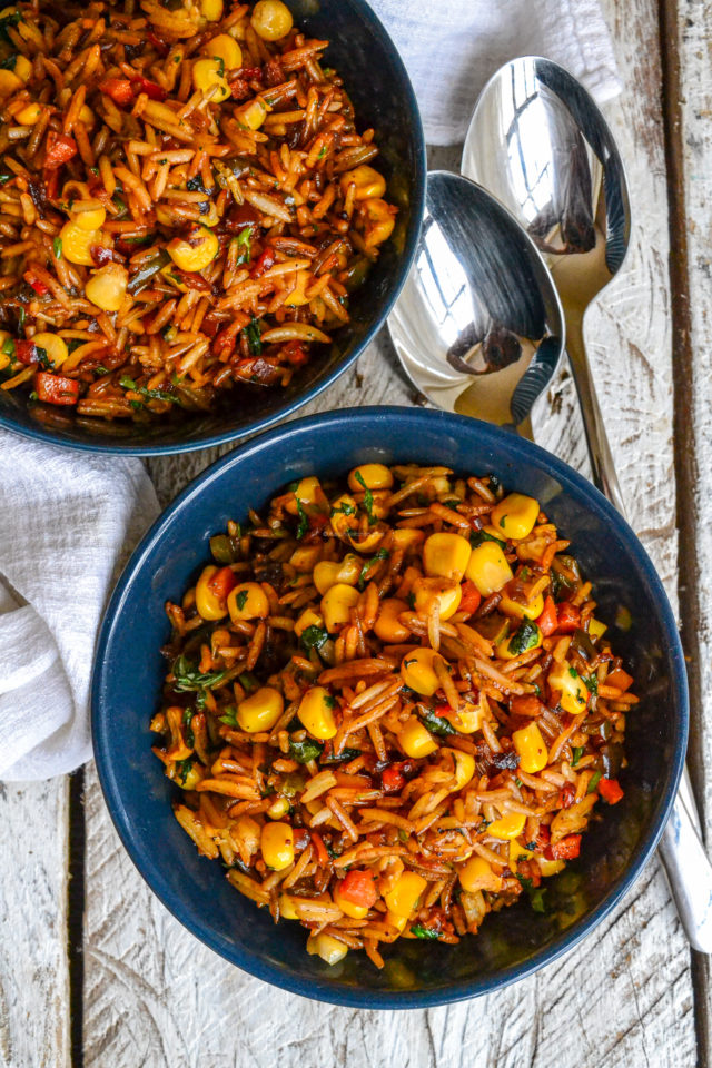 Ginger Sweet Corn Fried Rice