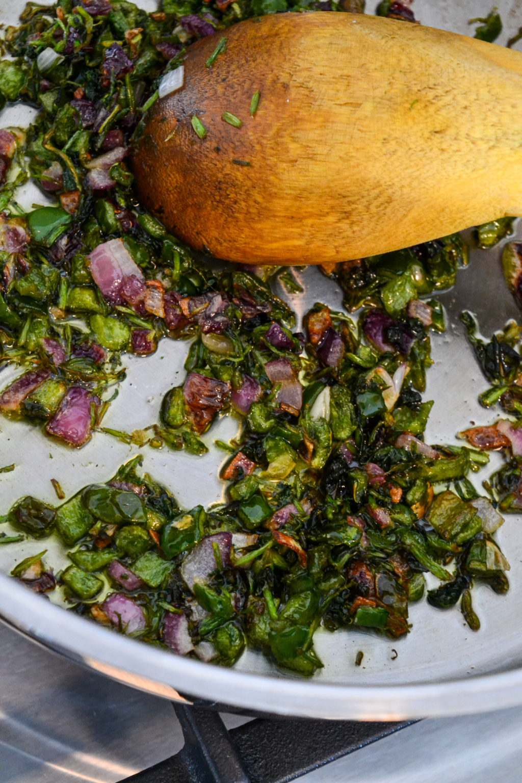 Garlic Thyme Mala-Marinated Mbuzi Dry Fry