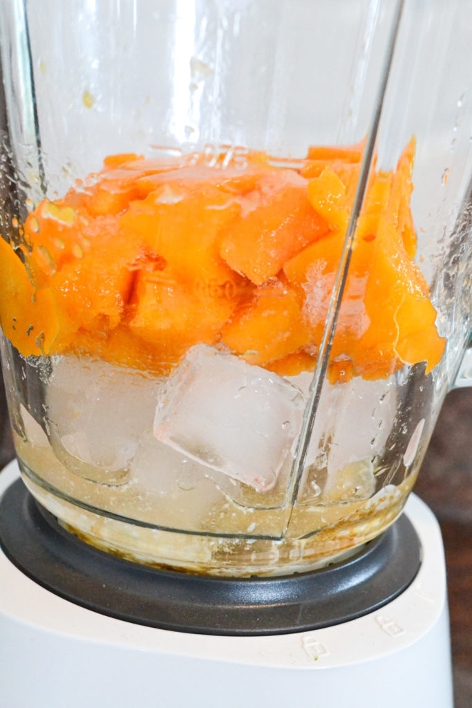 Coconut Cream Mango Slushie