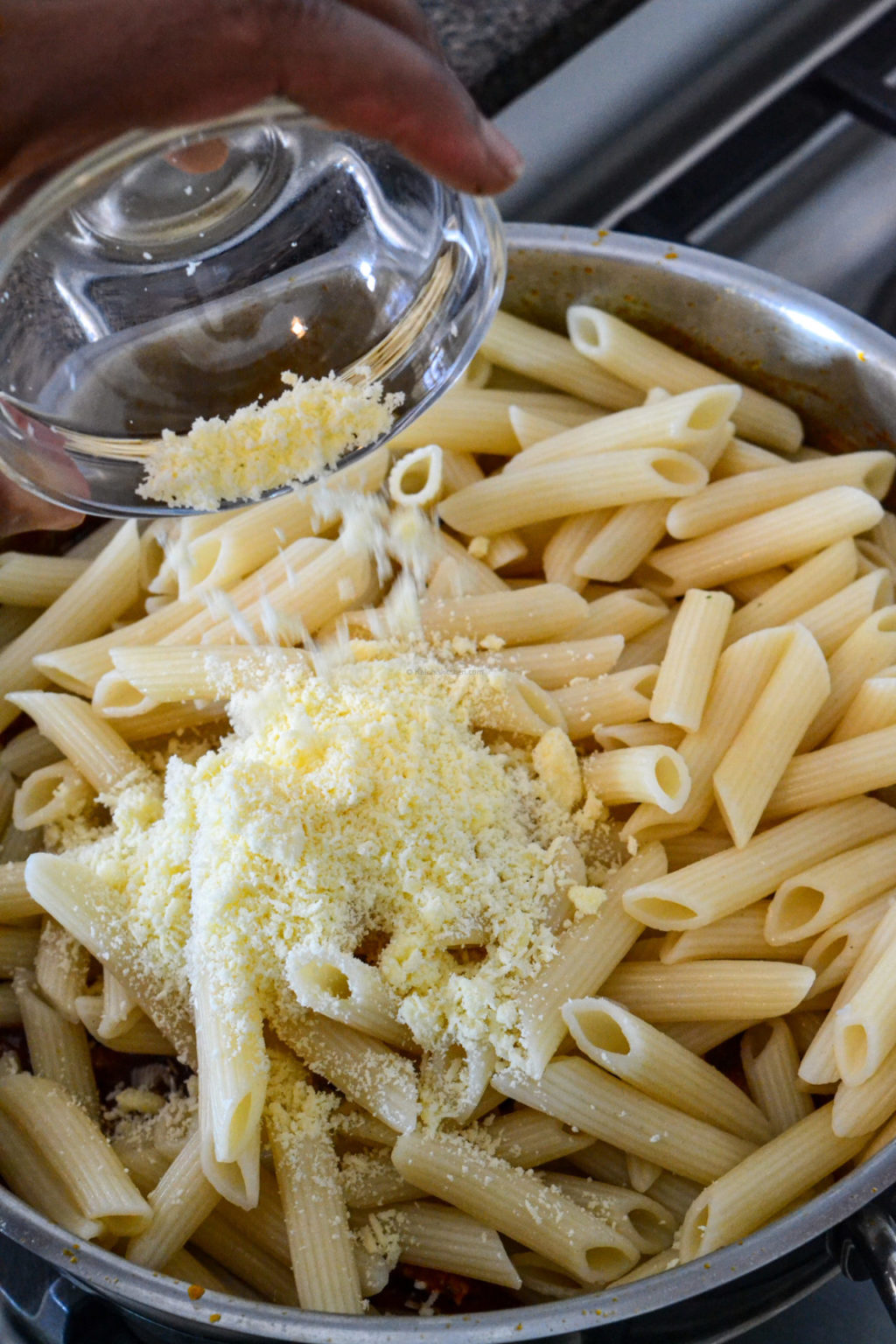 Cheesy Chicken Pasta Bake