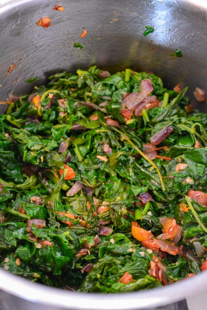 Garlic Coconut Cream Tsisagaa (Chinsaga/Saget)