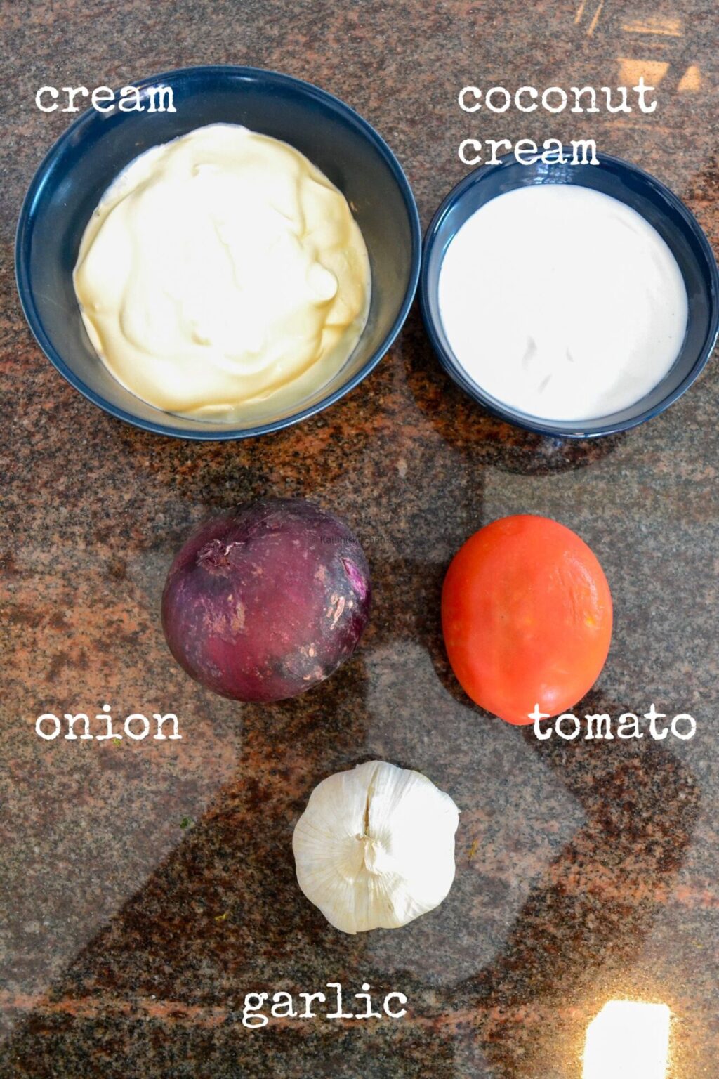 Garlic Coconut Cream Tsisagaa (Chinsaga/Saget)